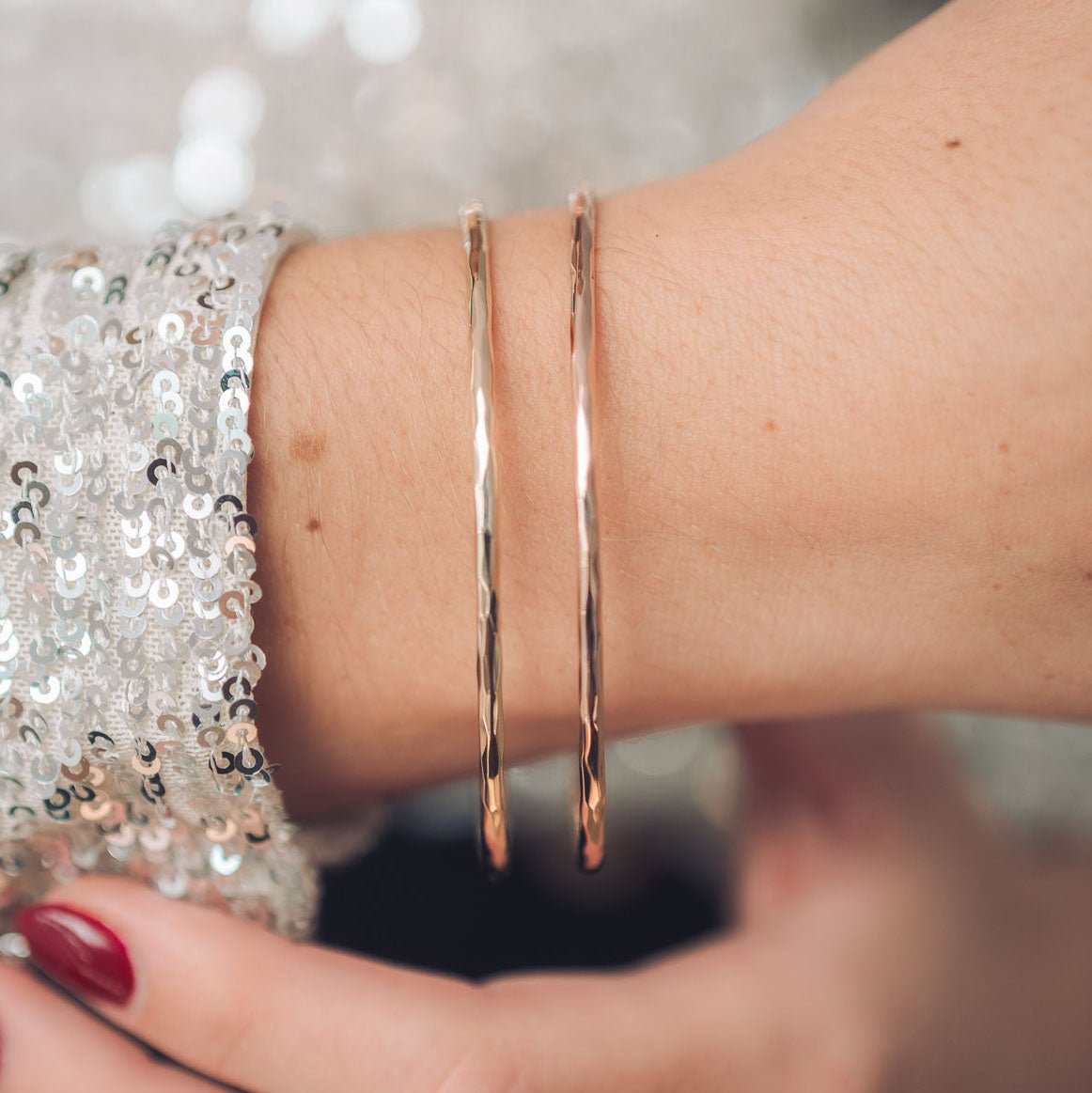 Gold Bangles | 9ct Gold Bangles For Women | Handmade in UK