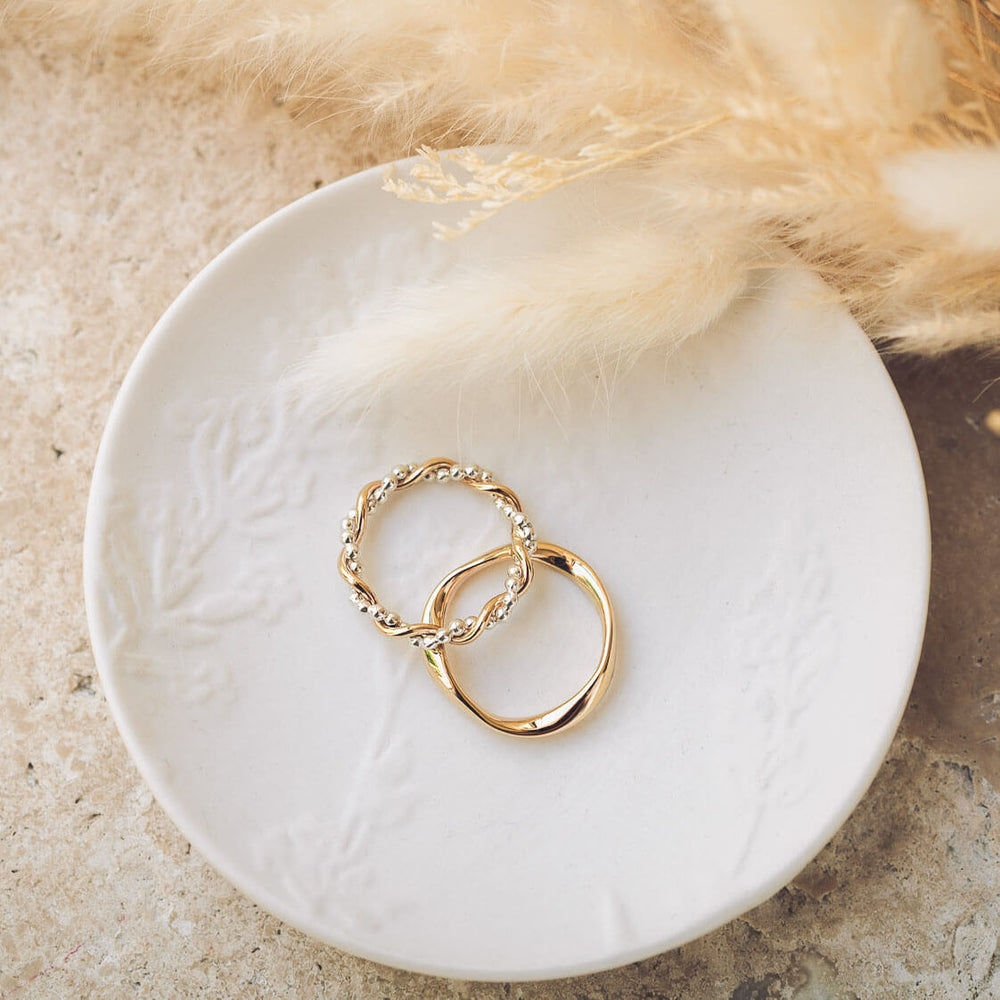 Bramble 9ct Gold and Silver Ring - John Garland-Taylor Jewellery
