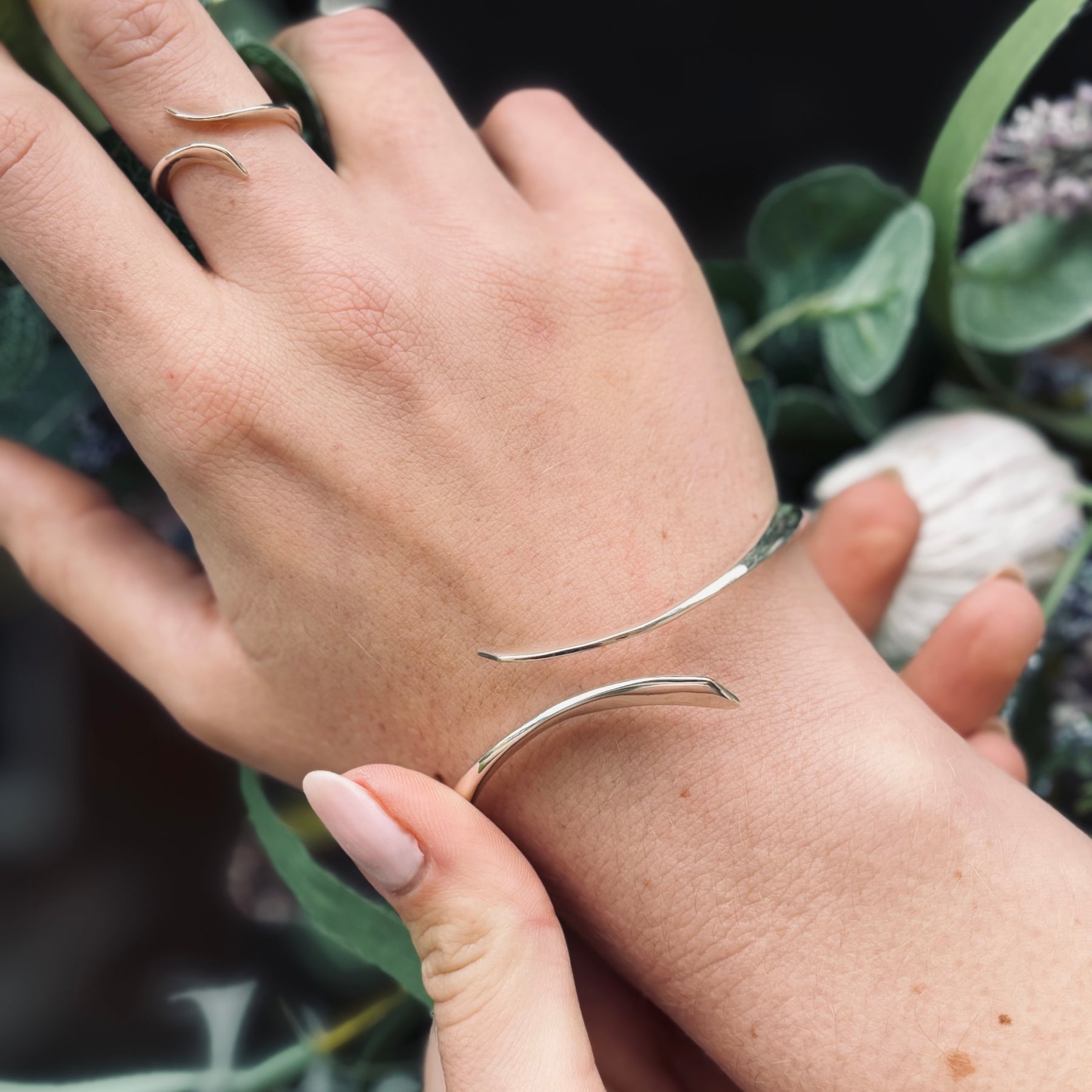 John Garland Taylor Handmade silver jewellery and bangles.