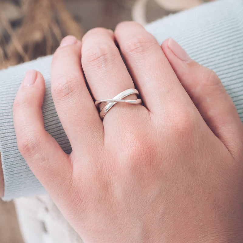Isla Silver Wrap Ring